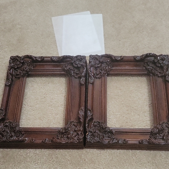 Accents | Vintage Elegant Wooden Ornate Picture Frames Lot Of 2 ...